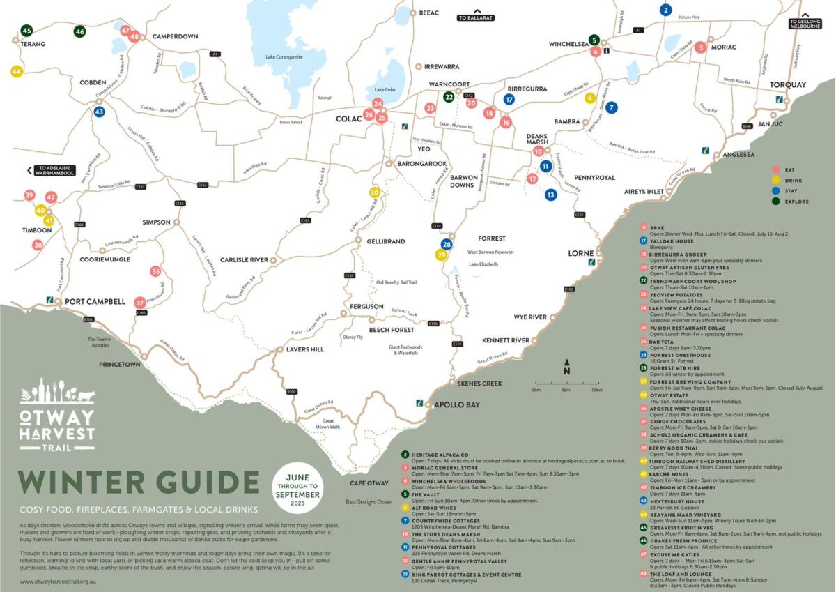 Winter Guide 2025 - Otway Harvest Trail